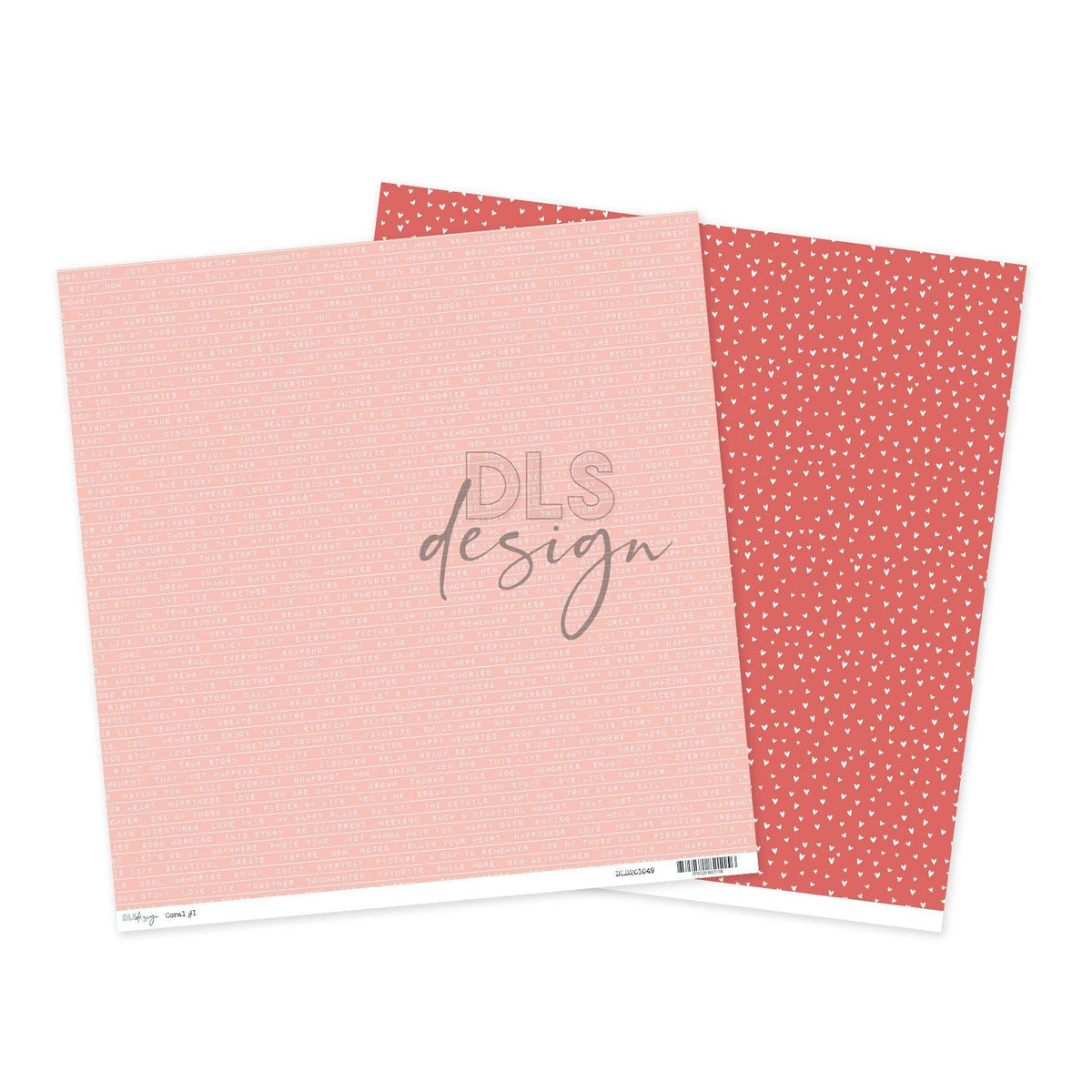 12" Paper Essentials Coral 1 – DLS Design