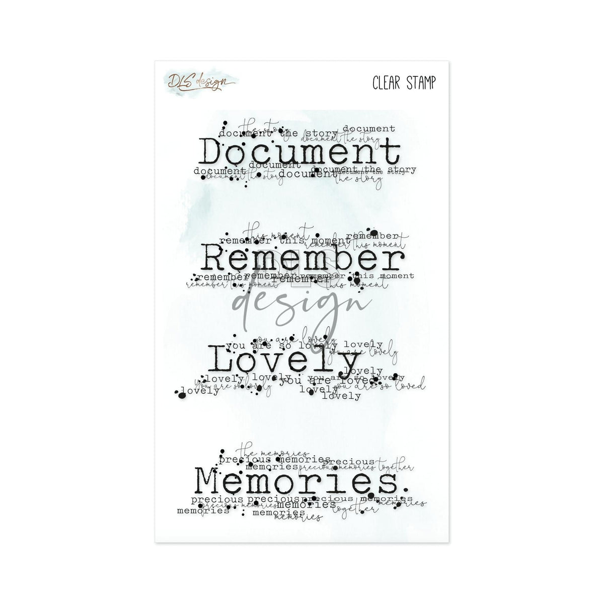 Clear Stamp Words – DLS Design