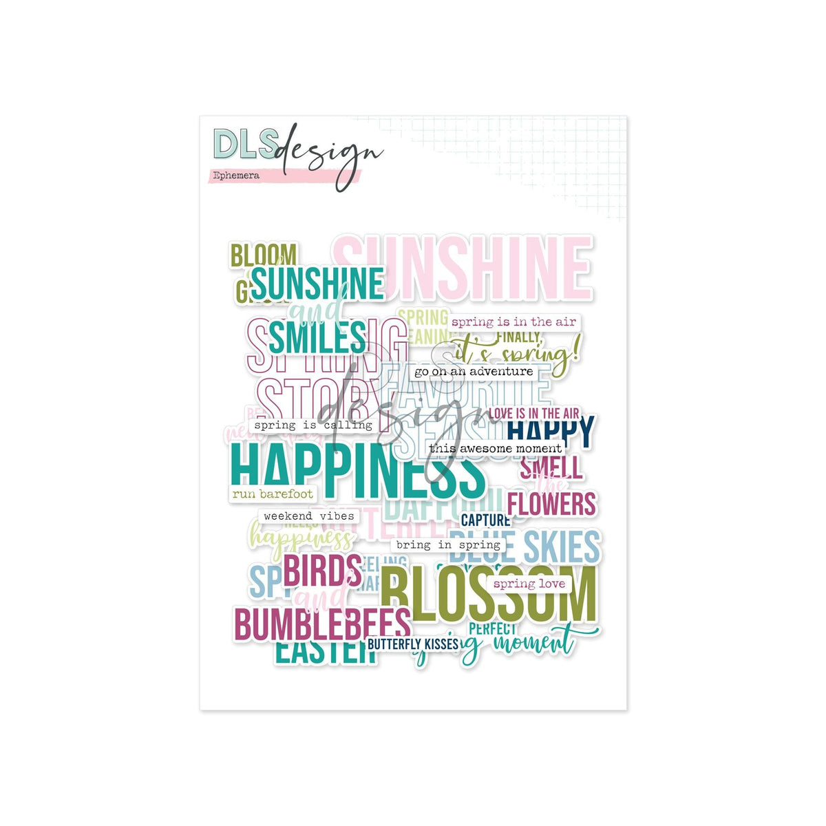 Ephemera Spring Words – DLS Design
