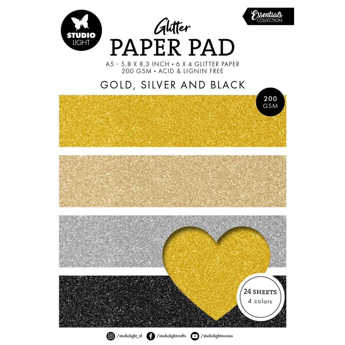 Glitter Paper Pad – DLS Design