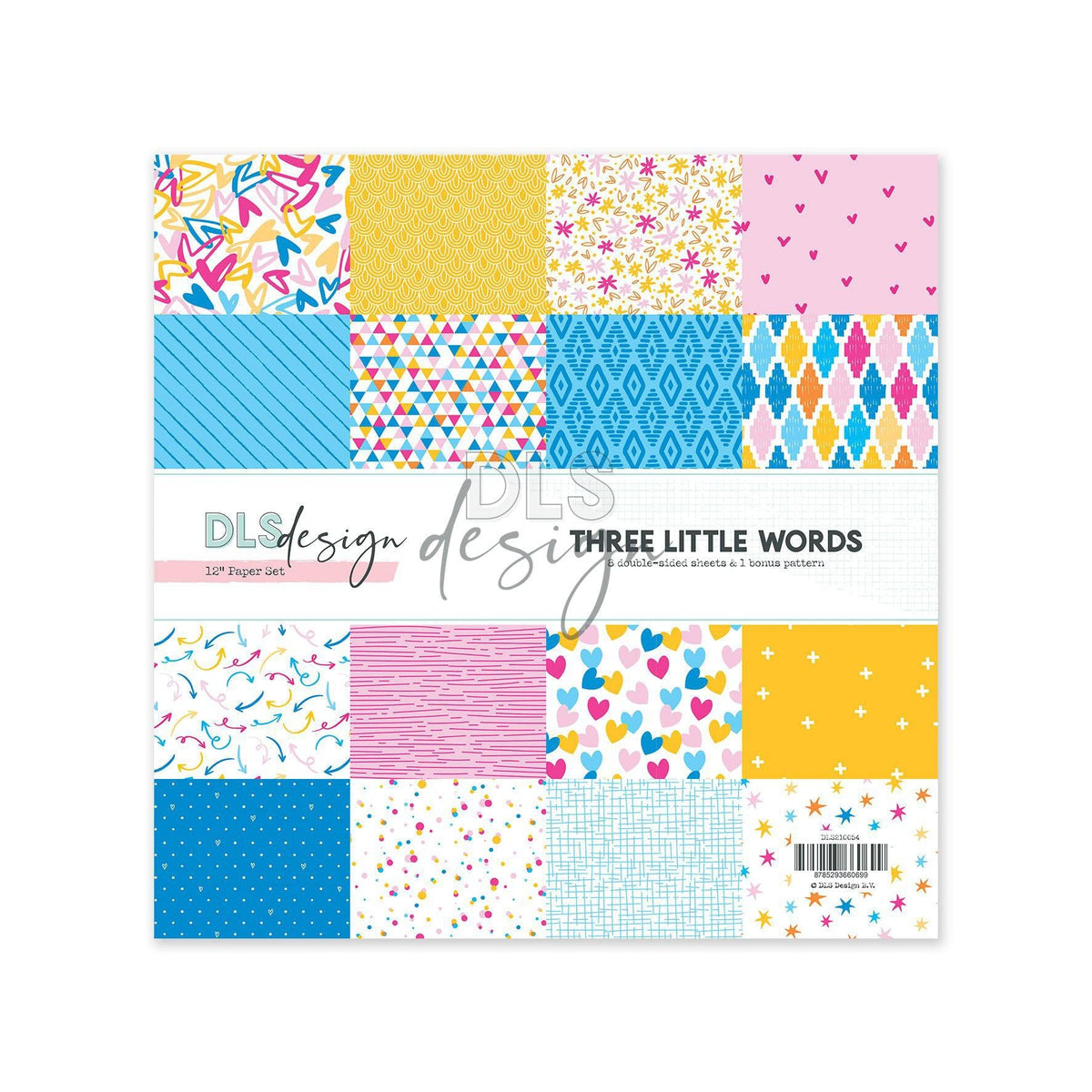 Paper Set 12" Three Little Words – DLS Design
