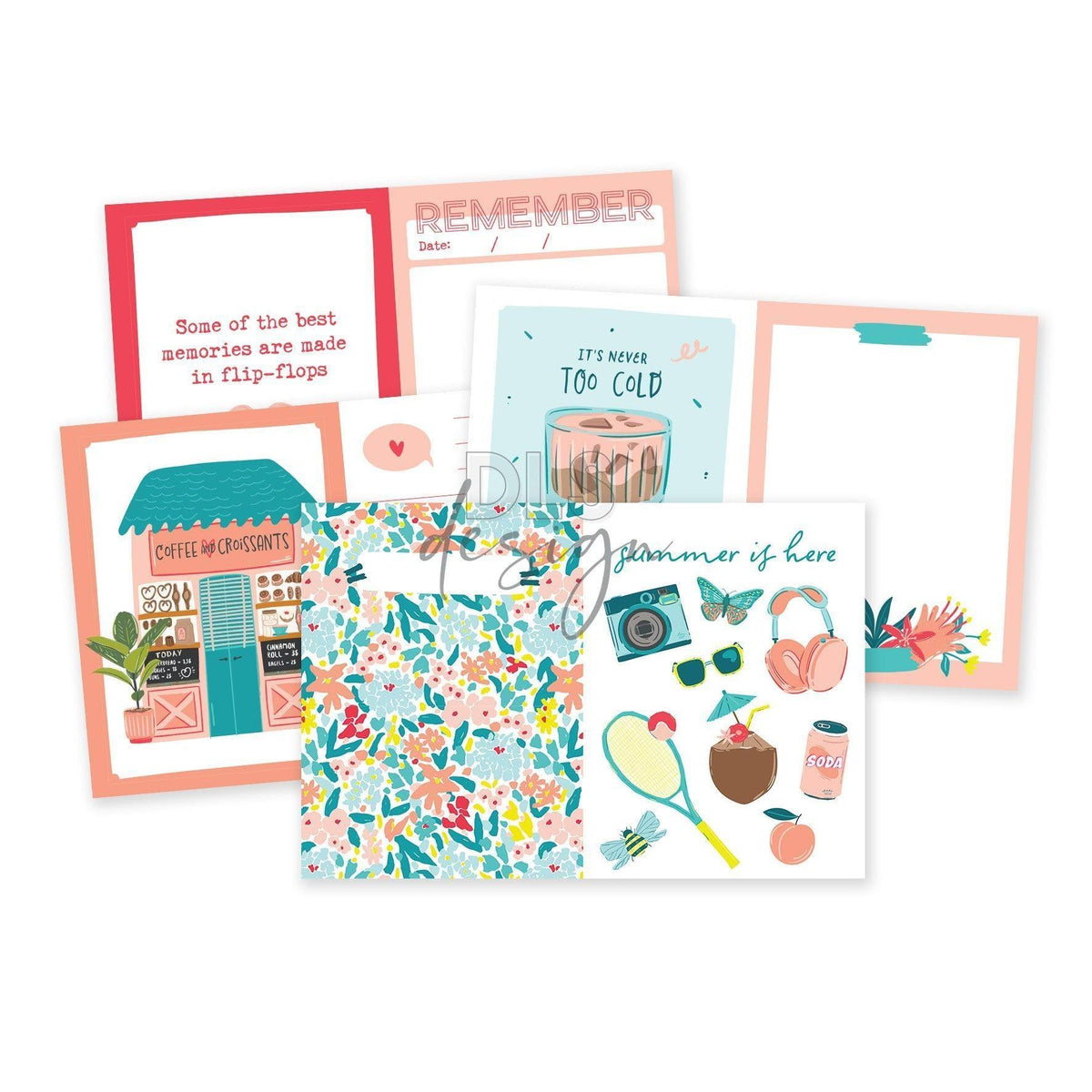 Pocket Pages set 4x6 Fourteen Weeks Of Sunshine – DLS Design