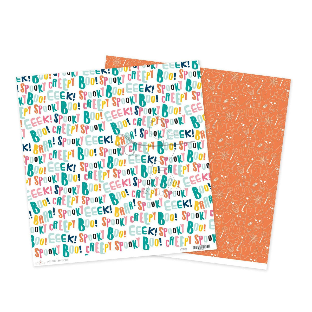 12" Paper Spooky Things - Boo-tiful words – DLS Design