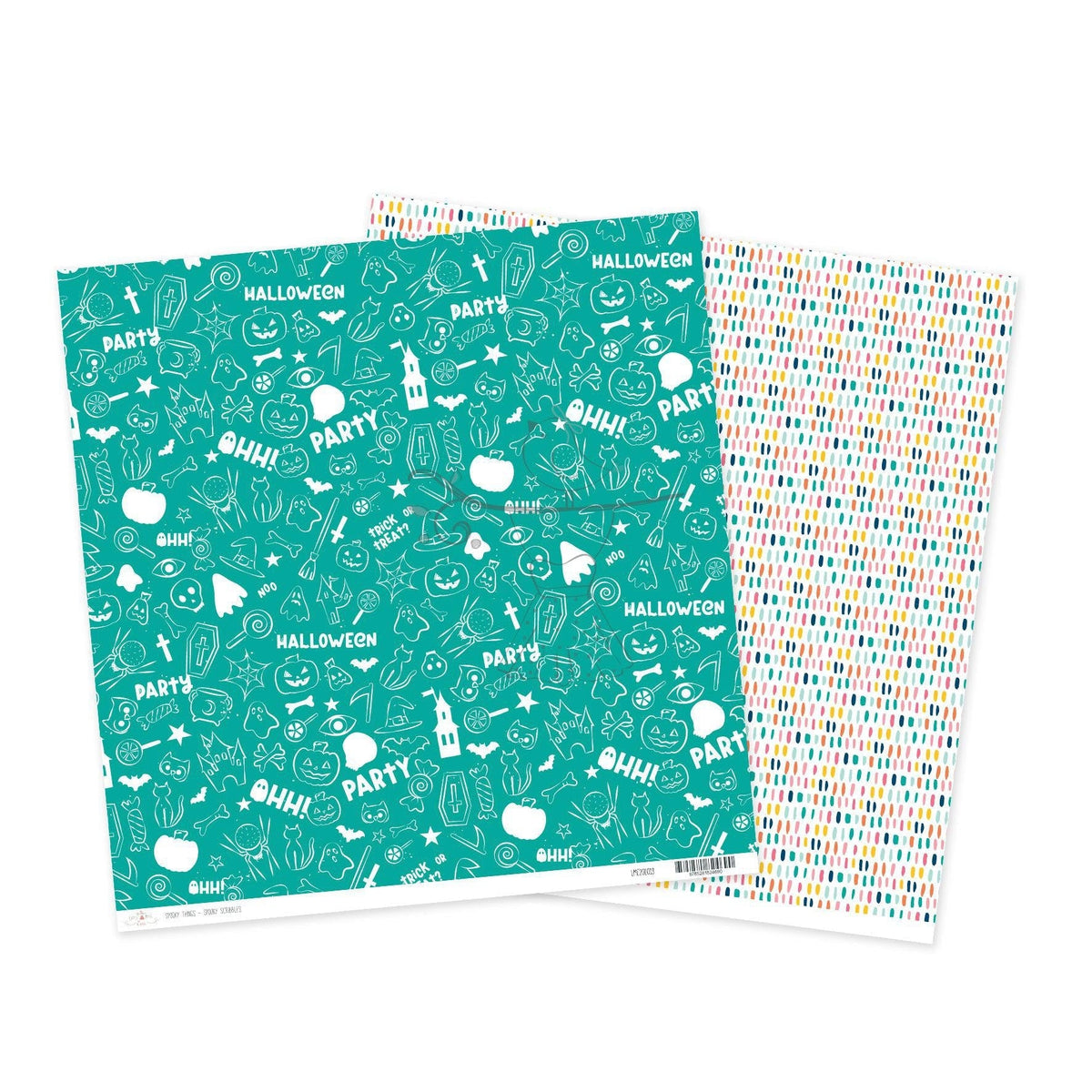 12" Paper Spooky Things - Spooky Scribbles – DLS Design