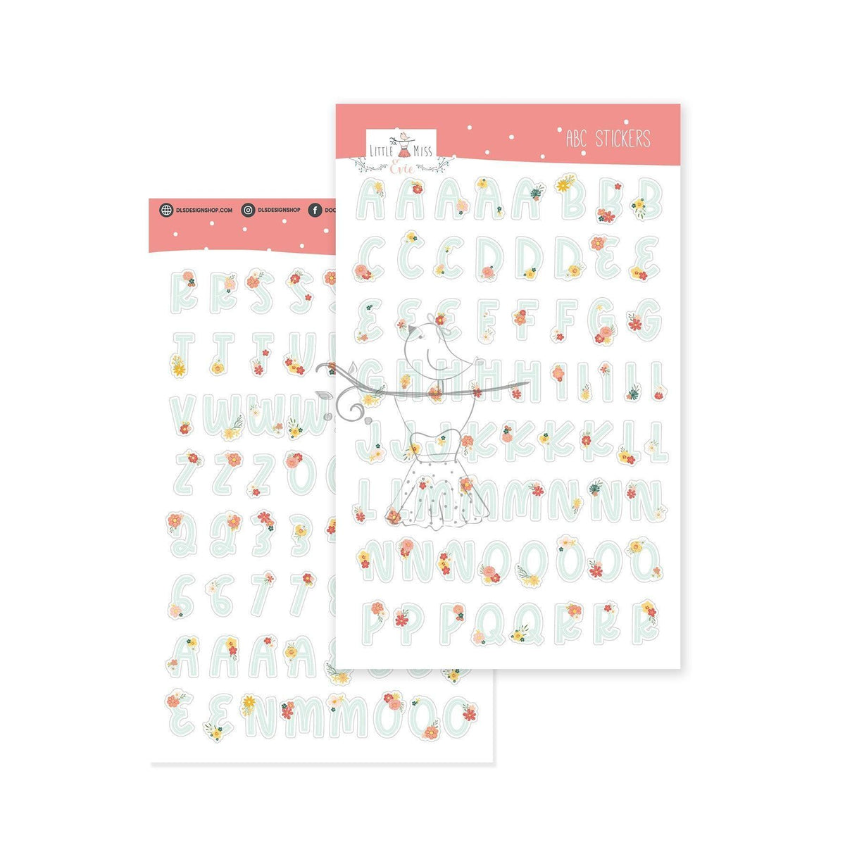 Contour Alphabet Stickers Love Story 2.0 – DLS Design