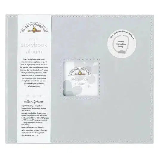 Grey 12x12 Inch Storybook Album – DLS Design