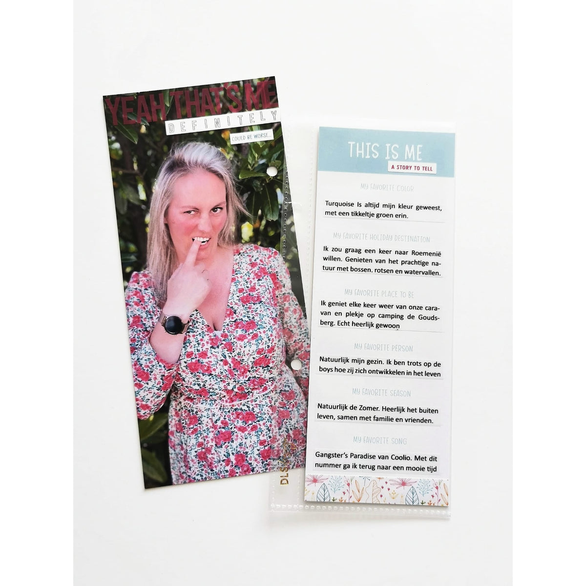 My Life Stories • Topics & Suggestion sheet – DLS Design