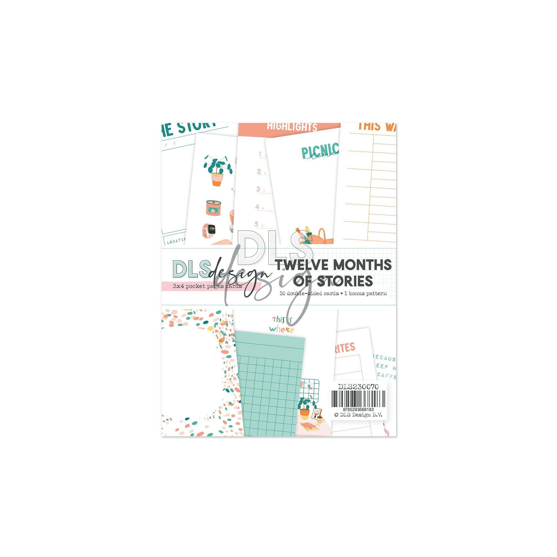 Pocket Pages Cards 3x4 Twelve Months Of Stories – DLS Design