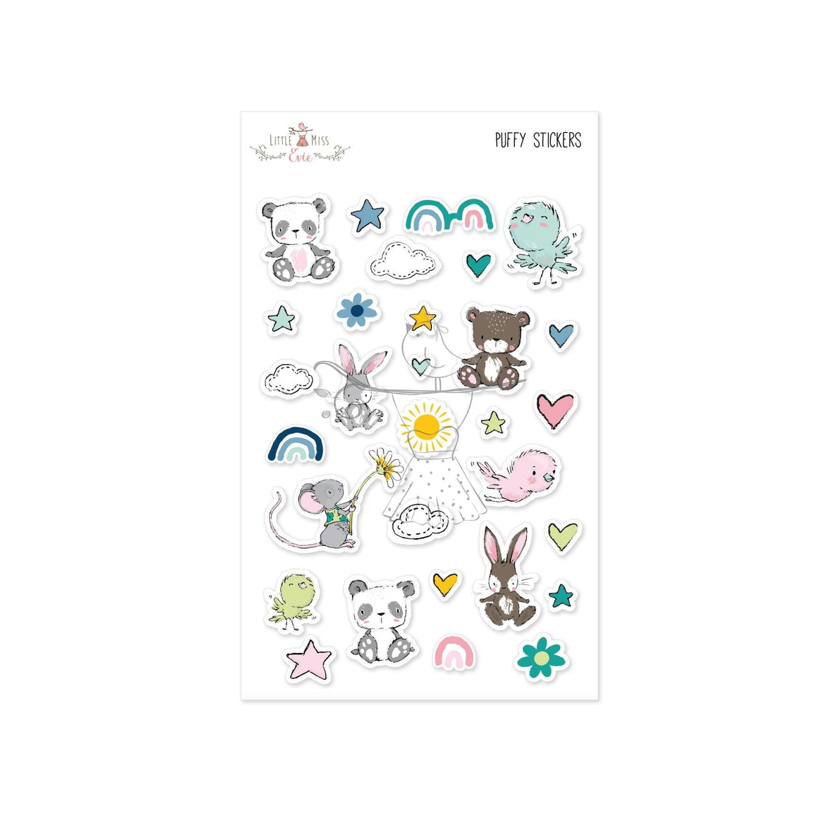 Puffy Stickers Cutie Pie – DLS Design