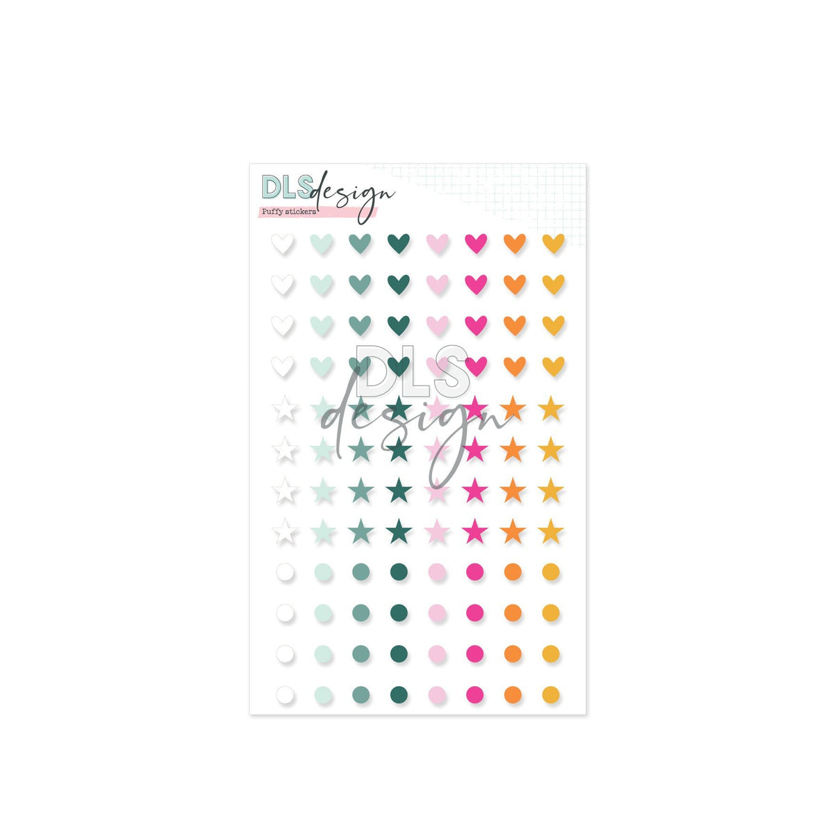 Puffy Stickers Shapes Unforgettable – DLS Design