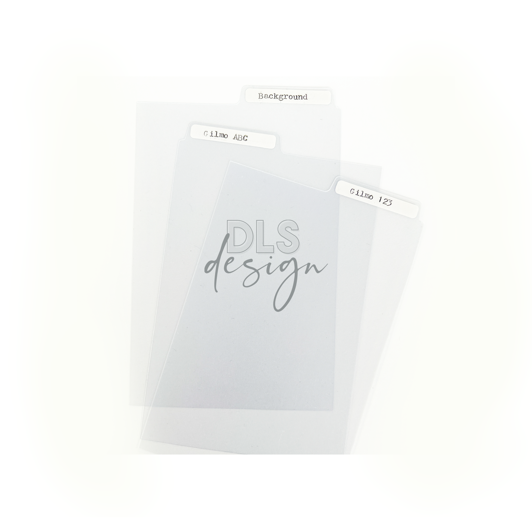 Transparent dividers with tabs – DLS Design
